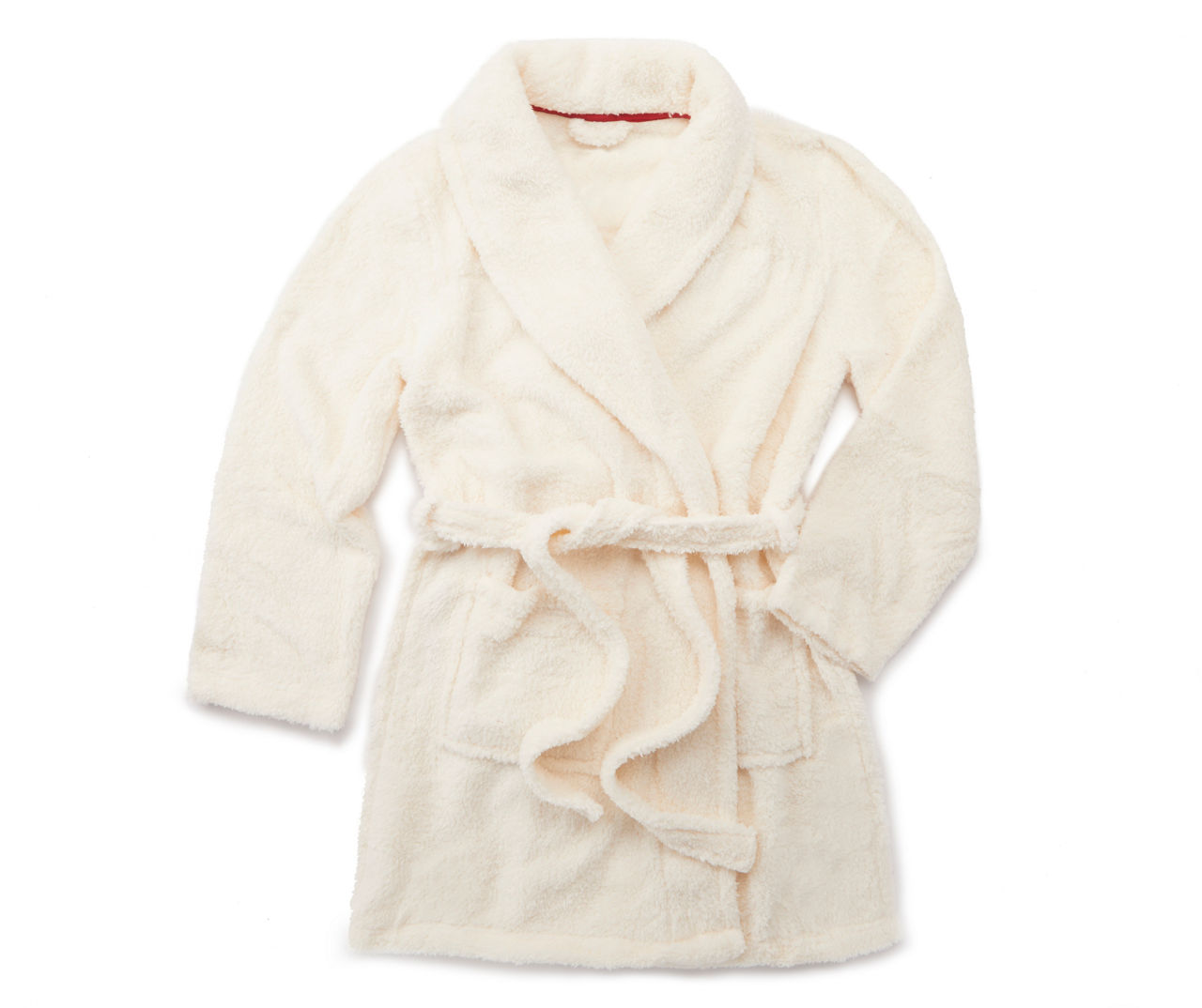 Women's Small/Medium Ivory Sherpa Robe | Big Lots