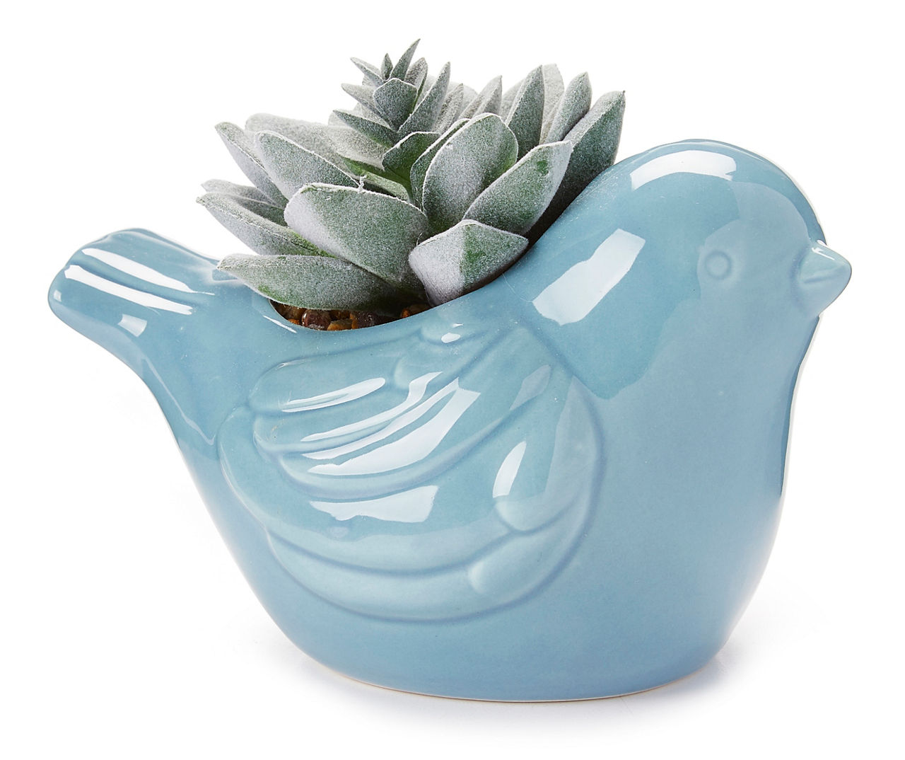 Succulent in Ceramic Bird Pot | Big Lots