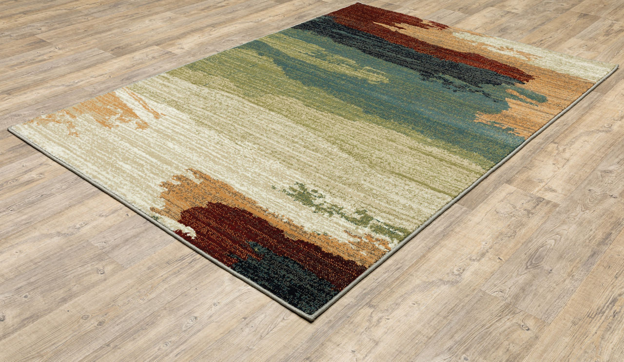 Willow Abstract Area Rug, (5'3" x 7'3") | Big Lots
