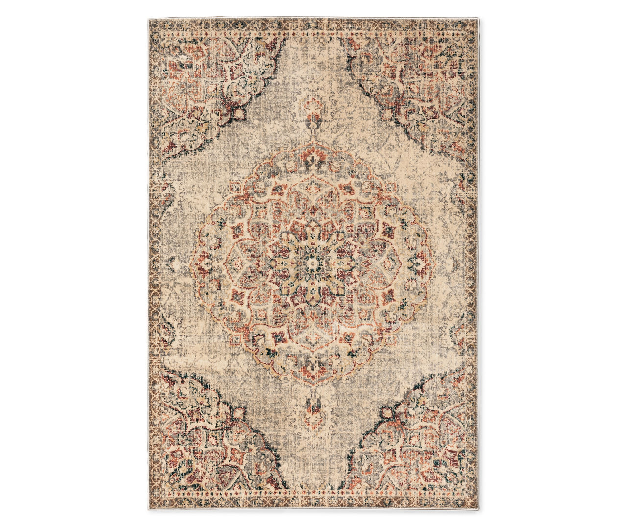 George Medallion Area Rug, (6'7" x 9'2") | Big Lots