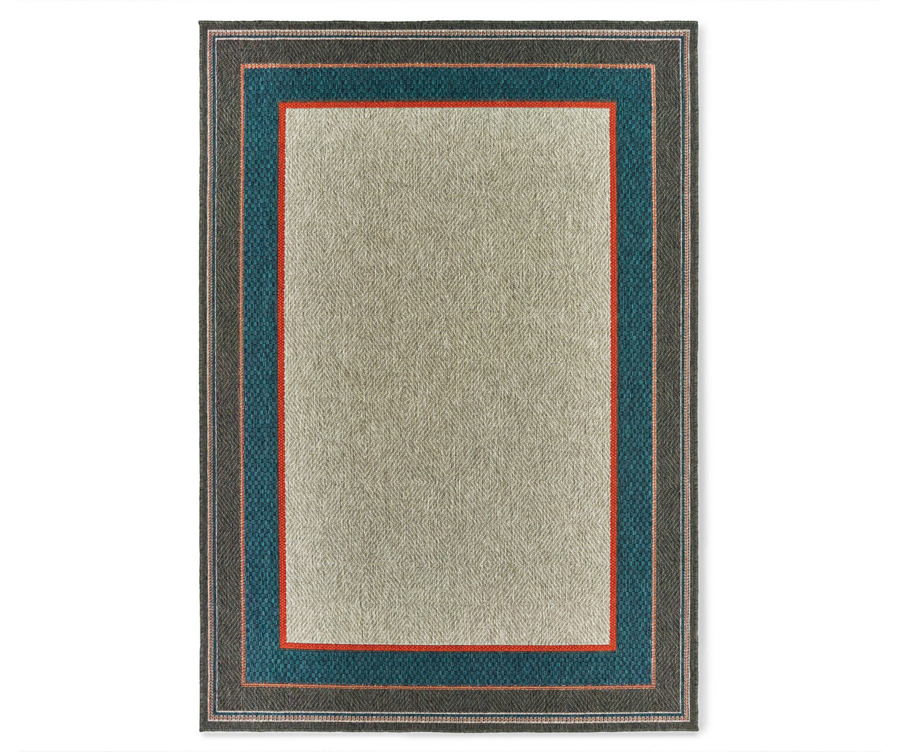 Latin Bordered Indoor/Outdoor Rug | Big Lots