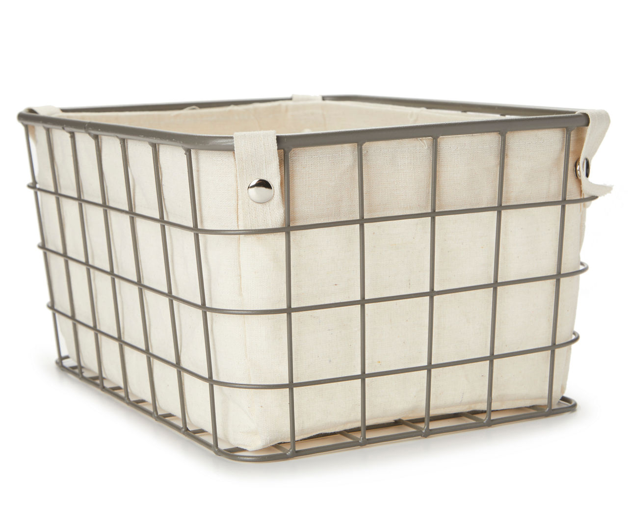 Storage Bin with Tan Liner, (7") | Big Lots