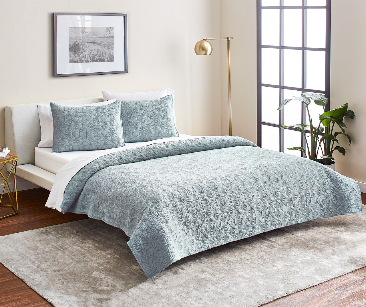 Scott Living Scott Living Diamond 3-Piece Quilt Set | Big Lots