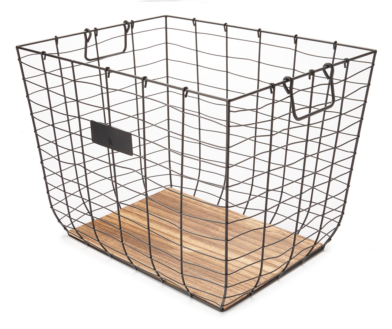 Real Living Rustic Wire Floor Storage Bin | Big Lots