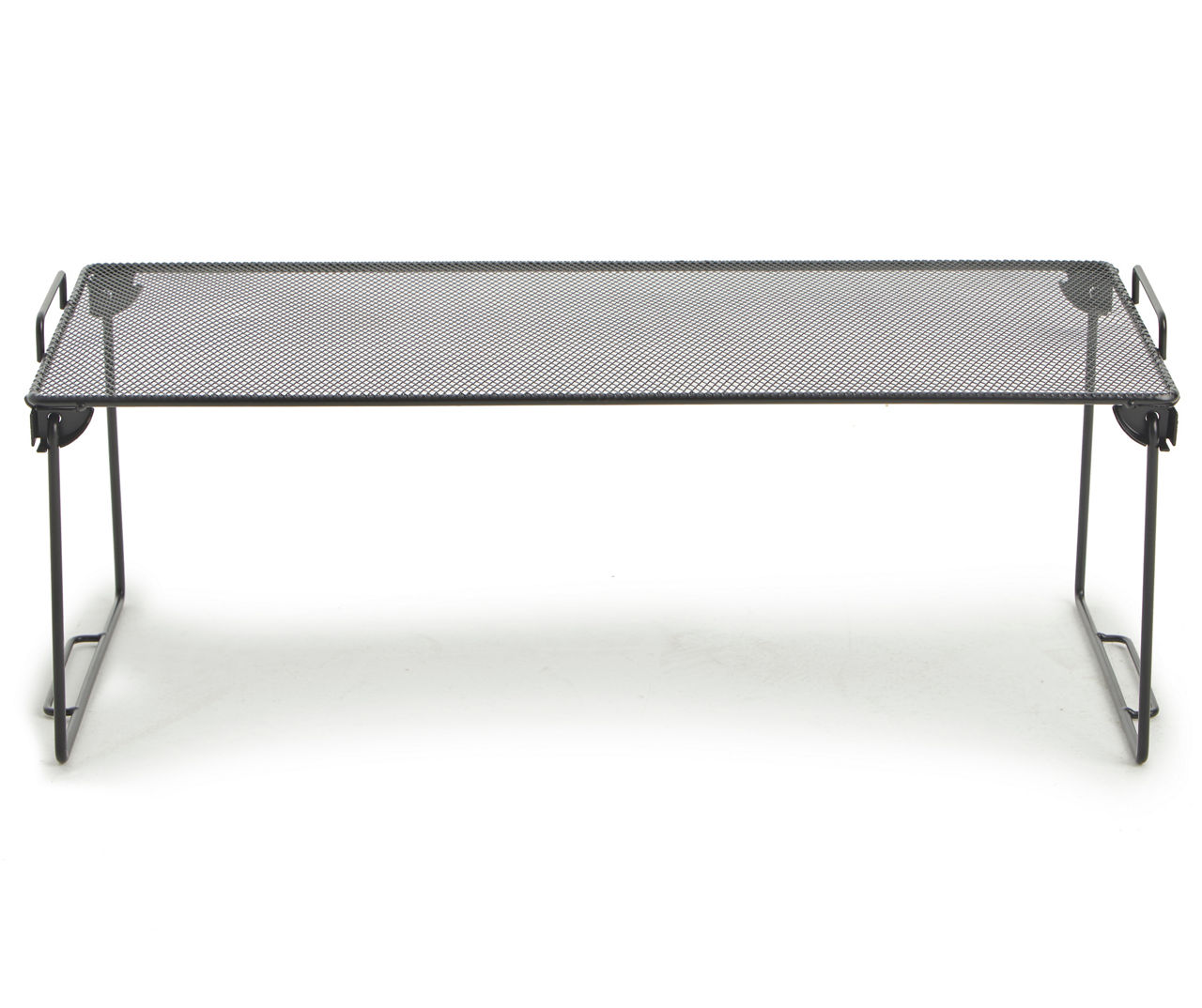 Black 2-Tier Mesh Shoe Rack | Big Lots