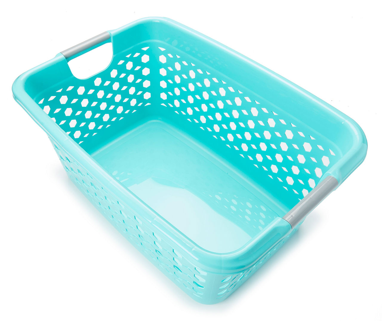 Home Logic Teal Laundry Basket | Big Lots