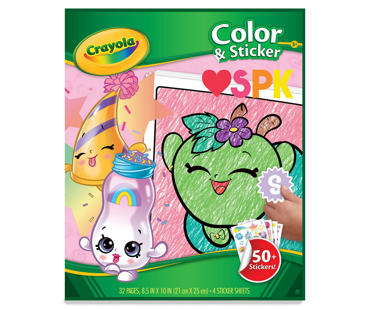 Crayola Shopkins Color & Sticker Book | Big Lots