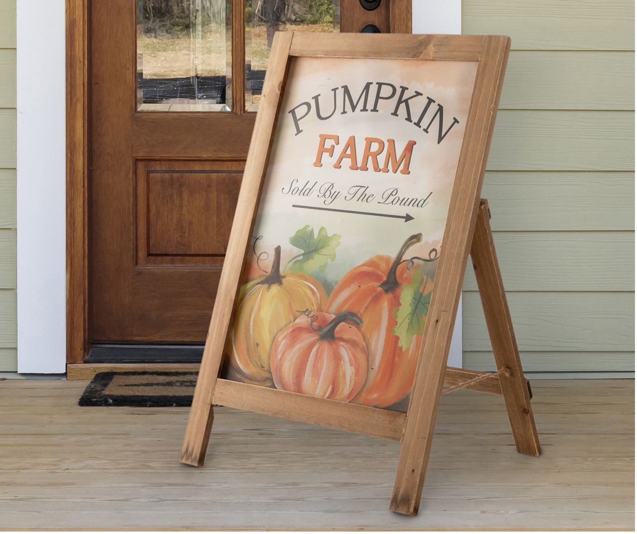 Glitzhome "Pumpkin Farm" Easel Decor | Big Lots