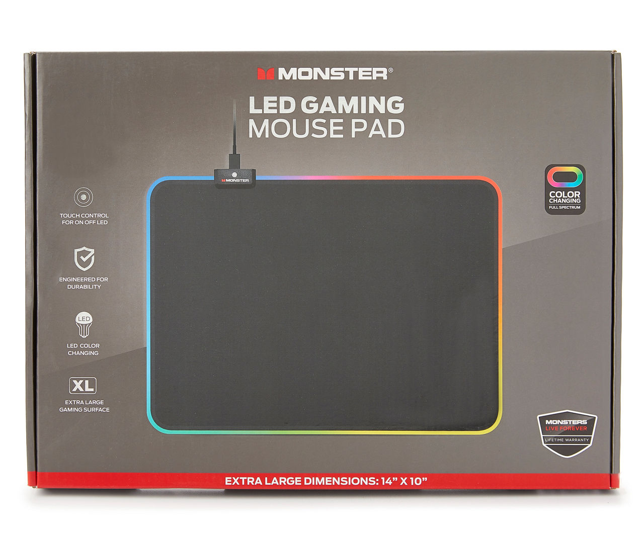 Monster LED Gaming Mousepad | Big Lots