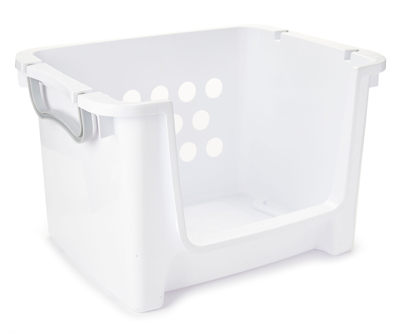 Sterilite White Stacking Bin | Big Lots