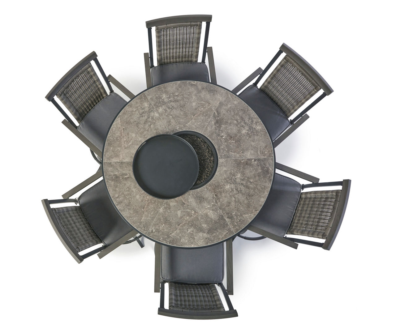 Broyhill thornwood high fire pit dining set store