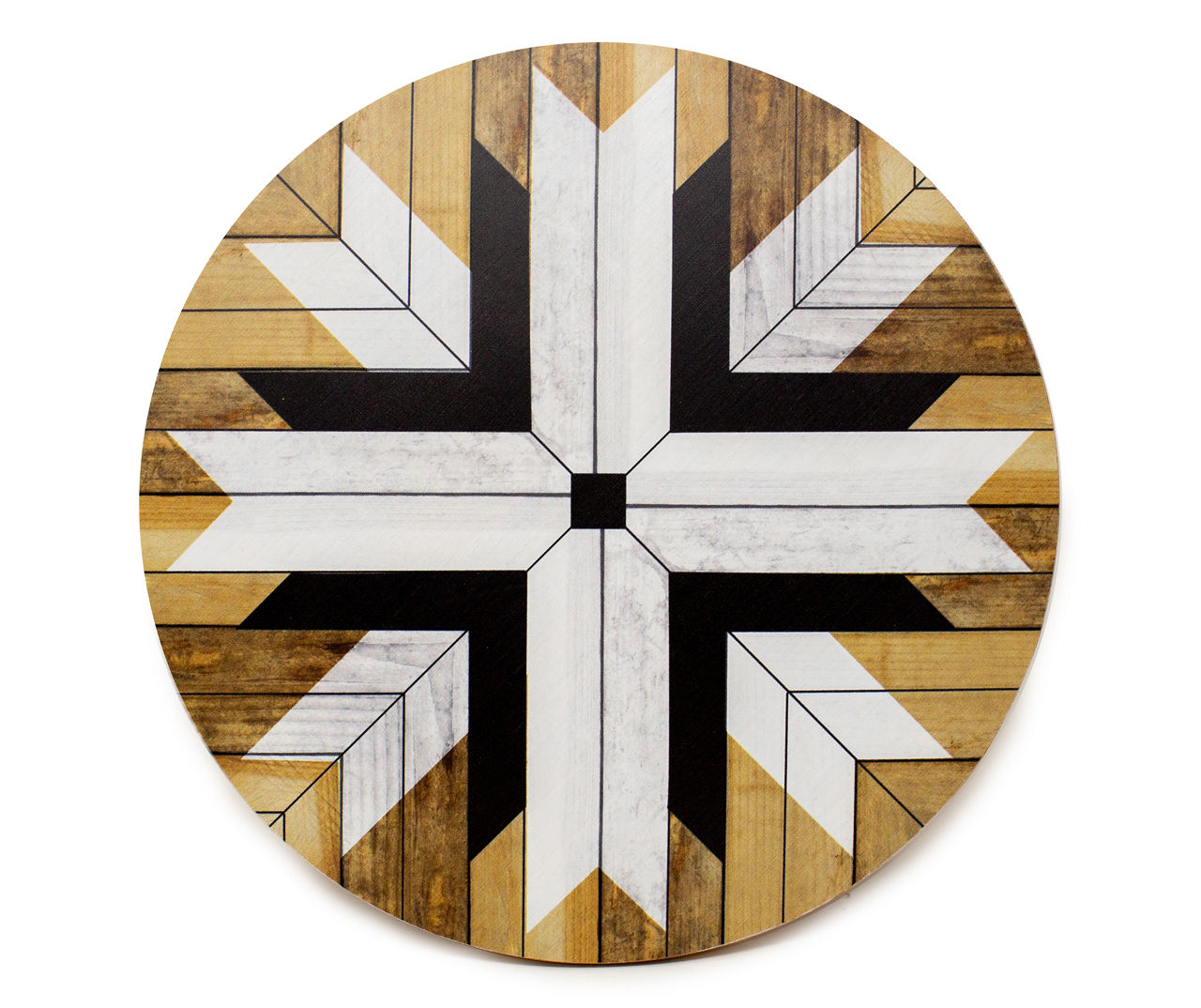 Tribal Inlay Bamboo Lazy Susan | Big Lots