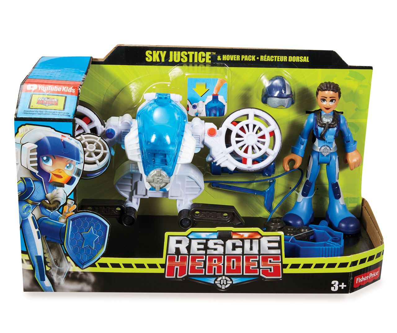 Fisher-Price Rescue Heroes Sky Justice & Hover Pack Play Set | Big Lots