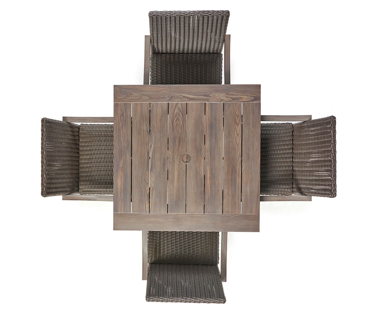 Broyhill Legacy Castle Pines All-Weather Wicker Dining Chairs, 2-Pack ...