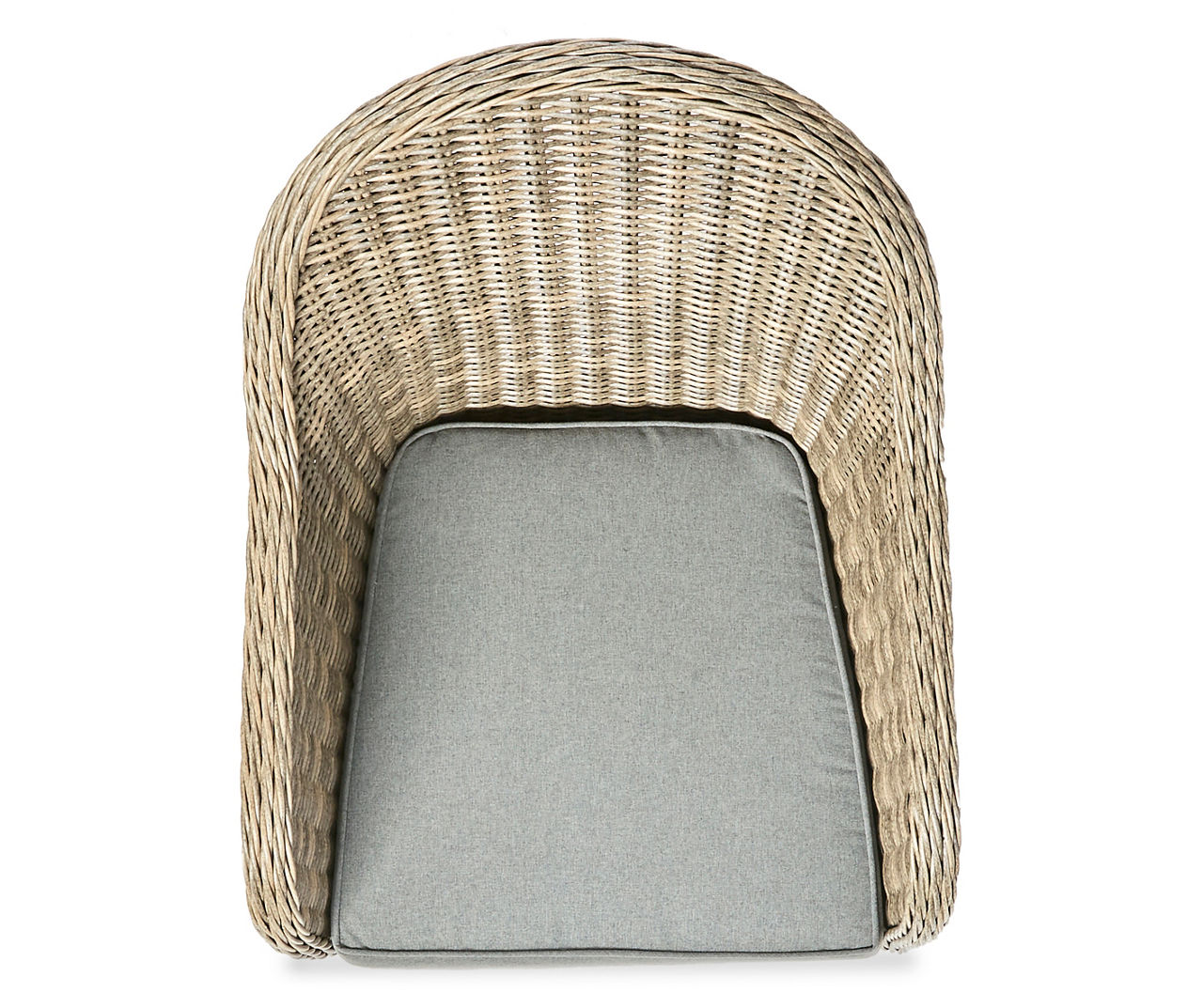 Broyhill Legacy Castle Pines Gray All-Weather Wicker Cushioned Patio ...