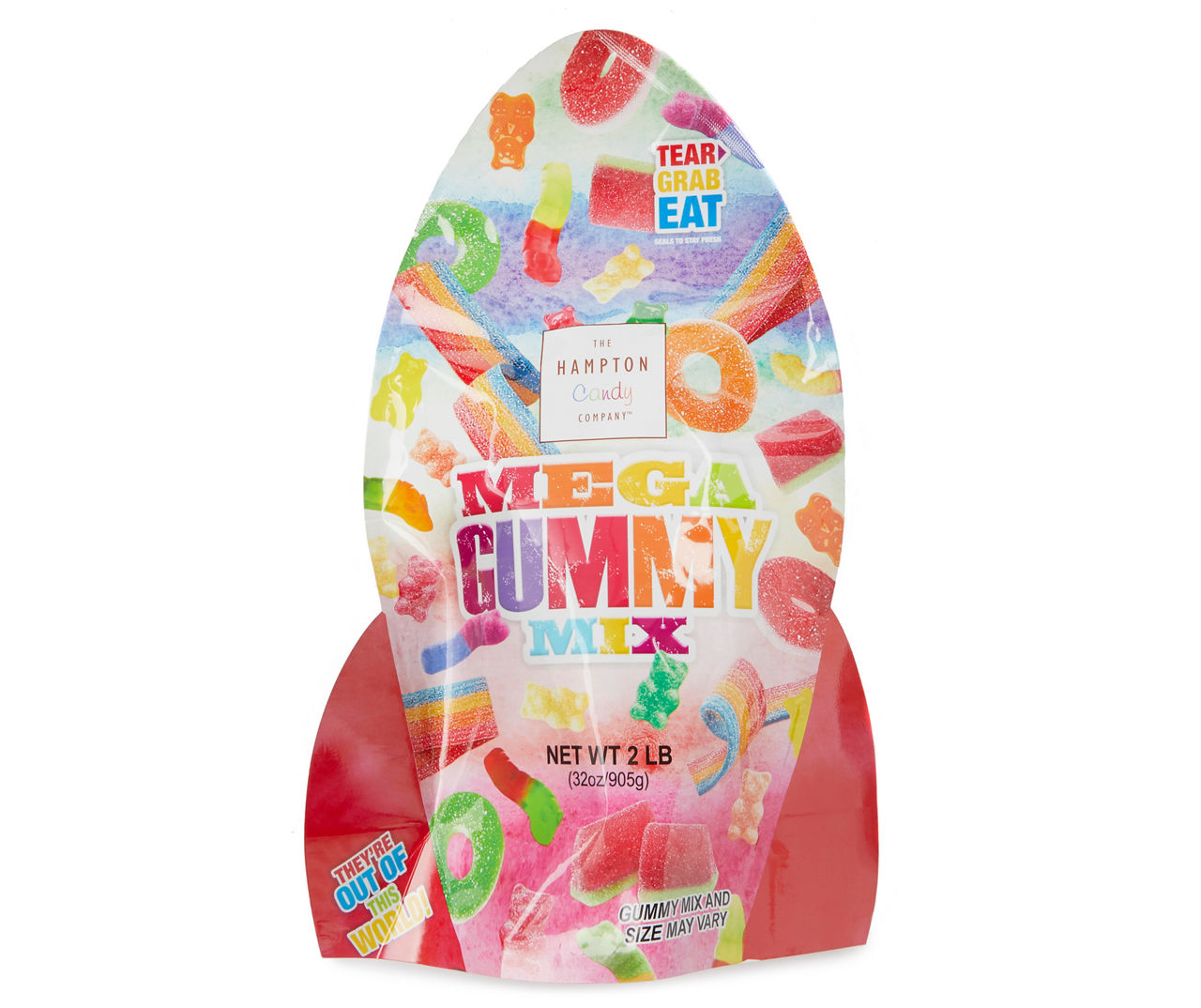 Mega Gummy Mix Rocket Bag, 2 Lbs. | Big Lots