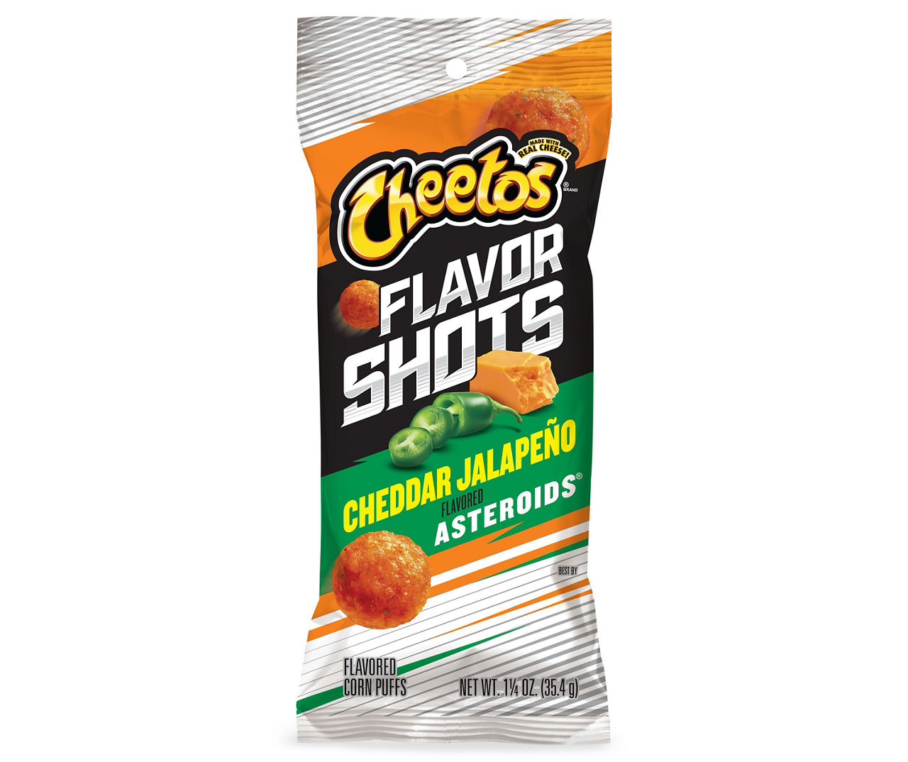 Cheetos Cheetos Flavor Shots Flavored Corn Puffs Asteroids Cheddar ...