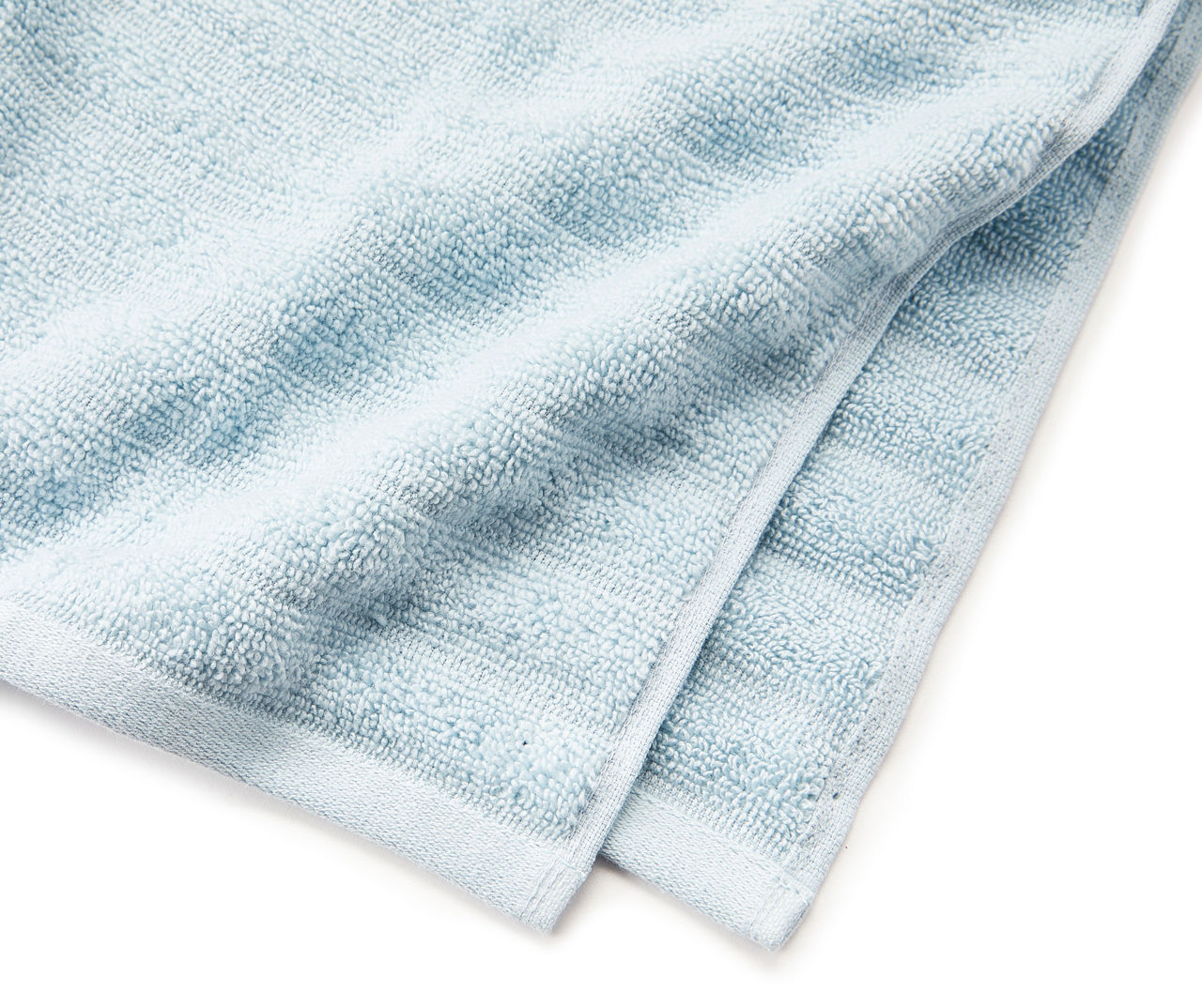 Light Blue Textured Stripe Wash Cloth, 6-Pack | Big Lots