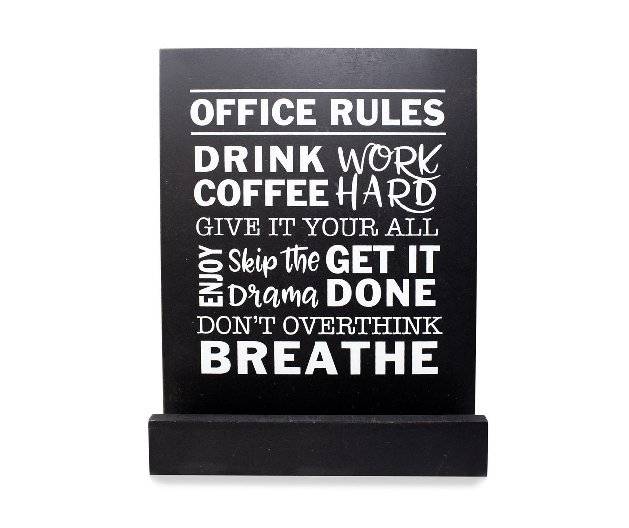"Office Rules" Plaque Tabletop Decor | Big Lots