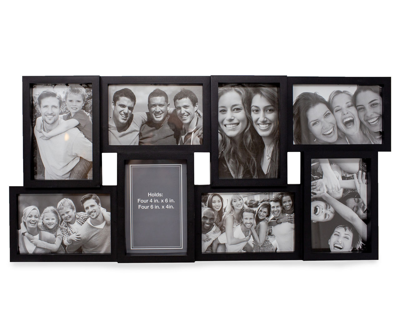 Black 8-Opening Collage Picture Frame | Big Lots