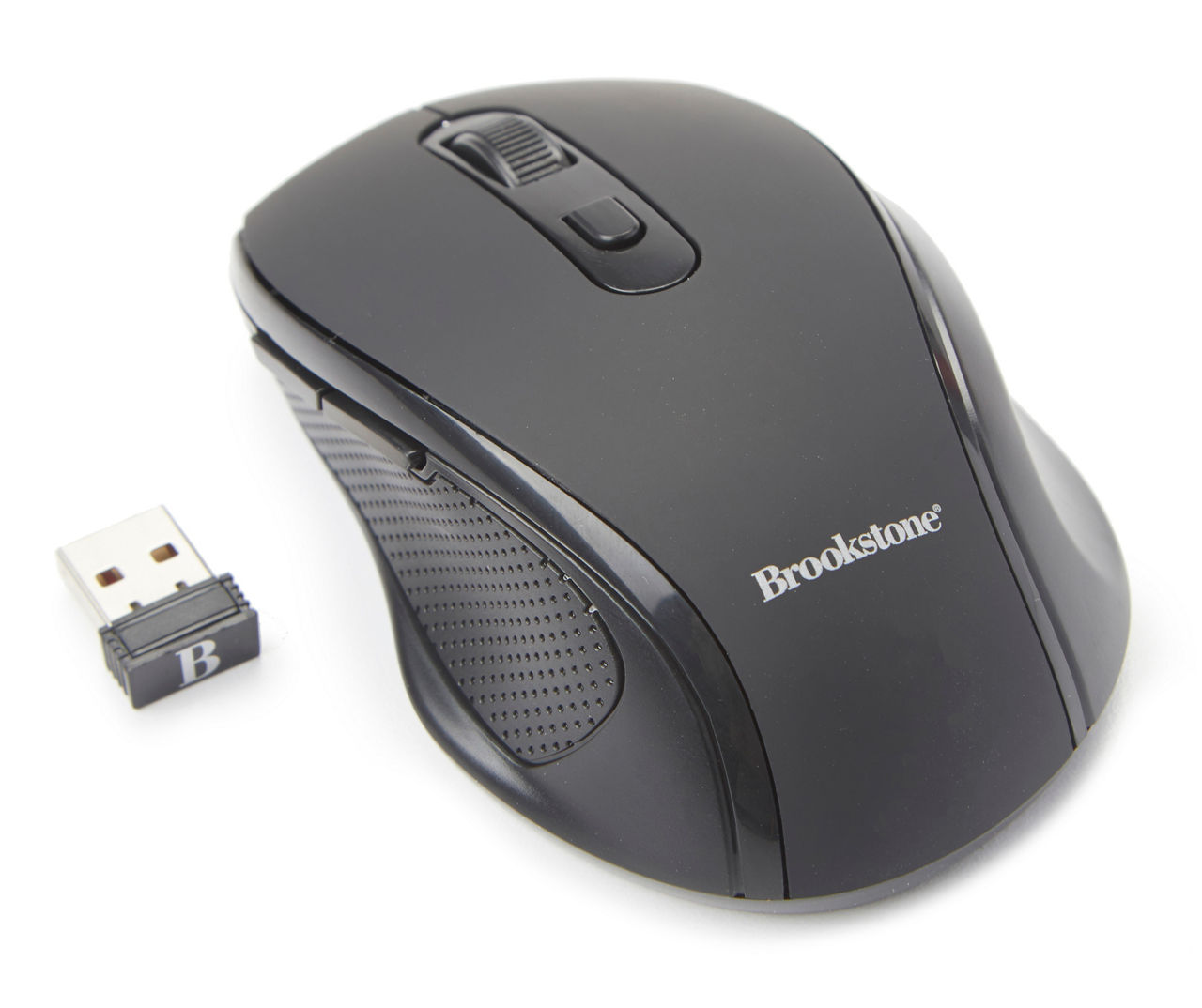 Brookstone Black Wireless Ergonomic Mouse | Big Lots