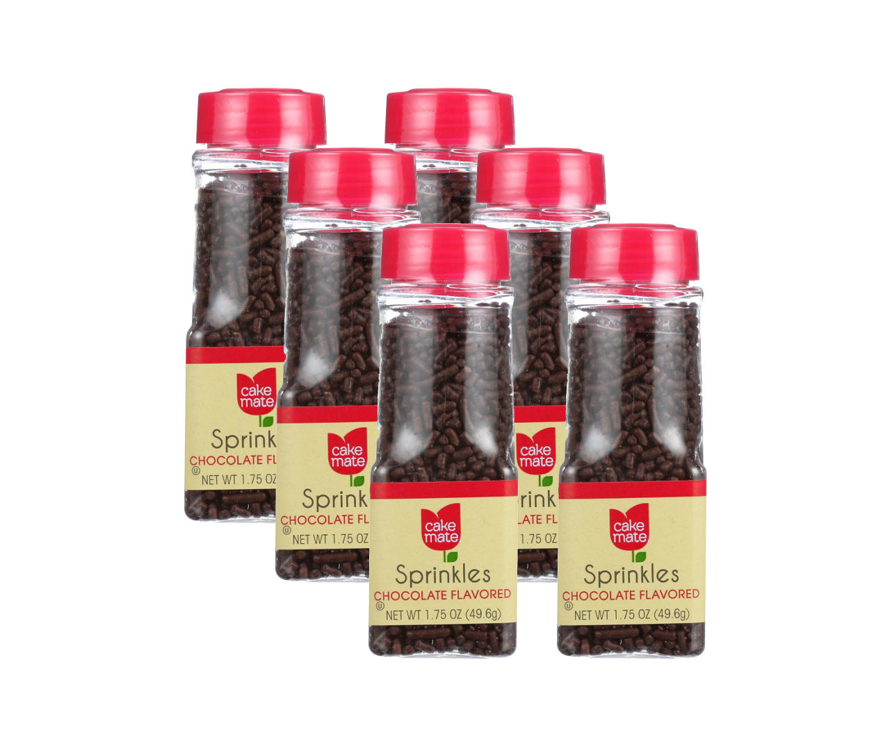 Cake Mate Chocolate Sprinkles Decorating Decors, Pack of 6 | Big Lots