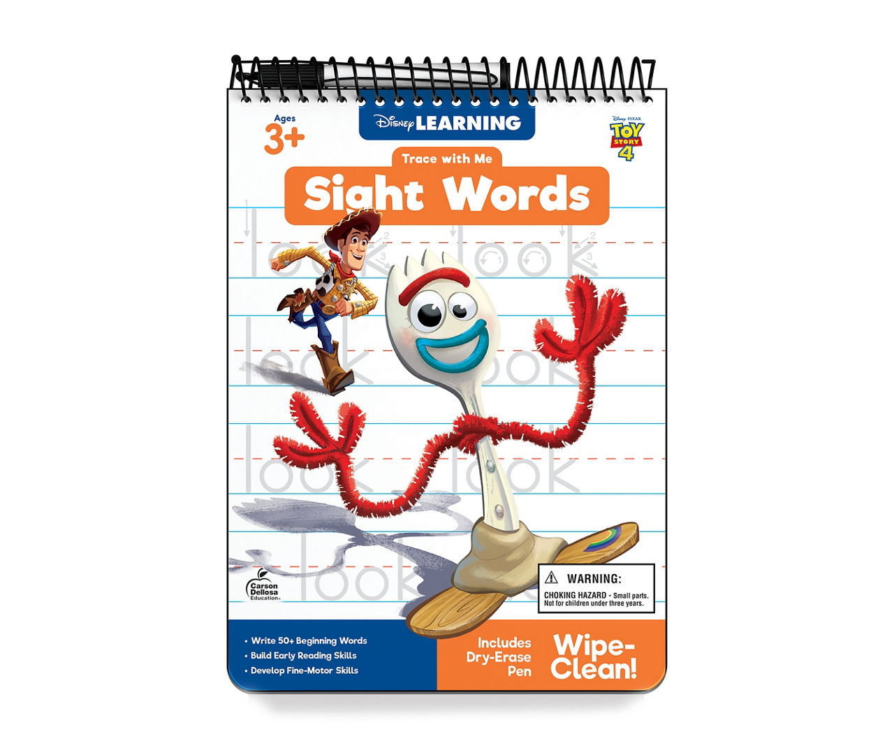 Disney Trace with Me Sight Words Workbook | Big Lots