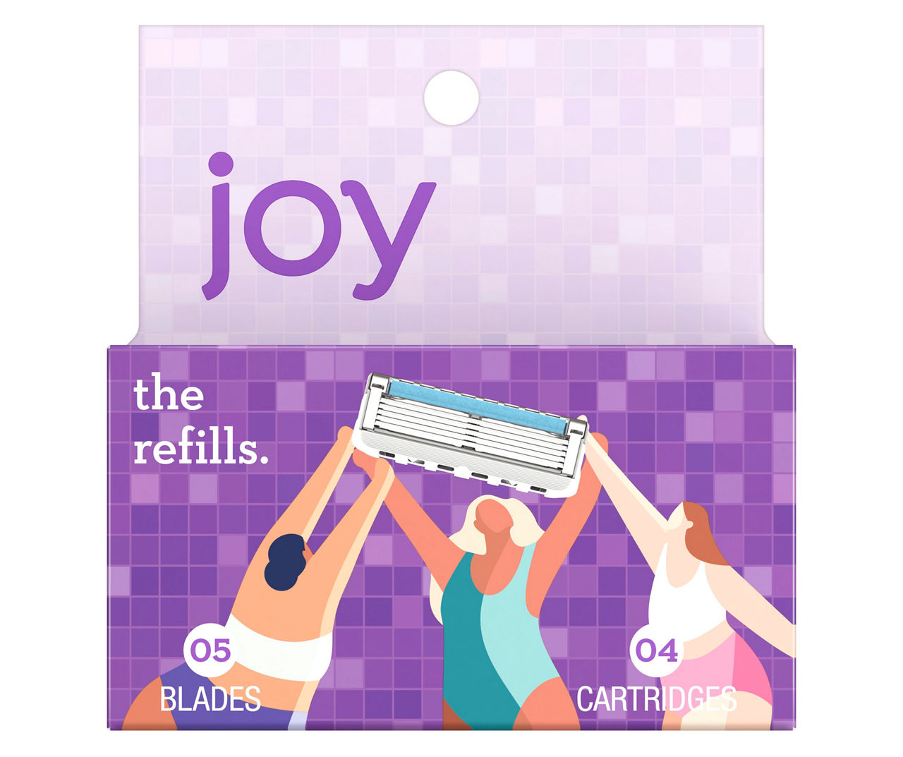 Gillette Joy 5-Blade Cartridge Refills, 4-Pack | Big Lots