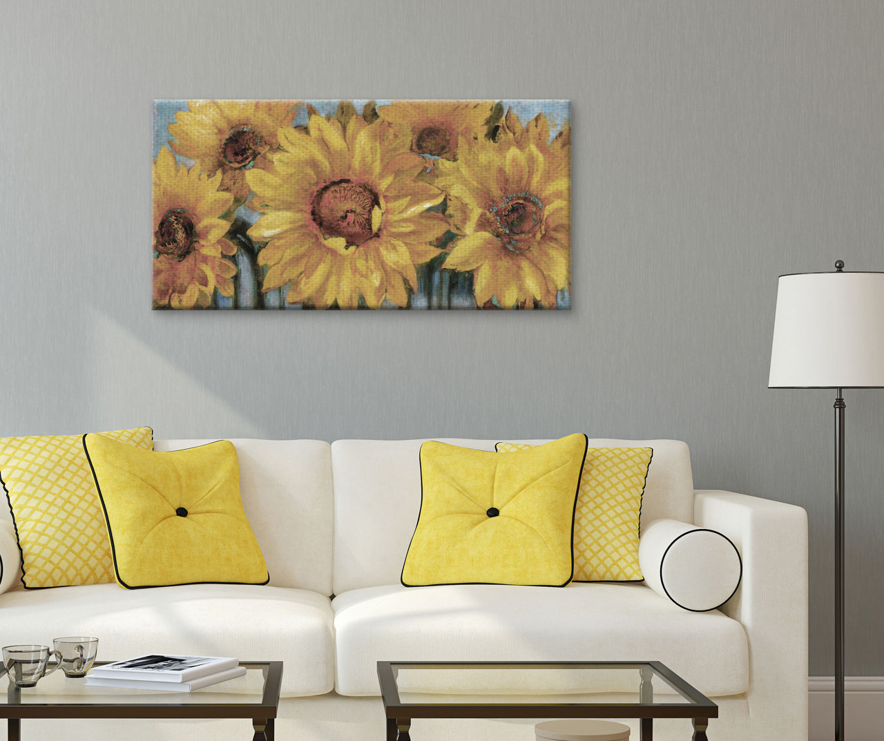 Sunburst Wrapped Canvas | Big Lots