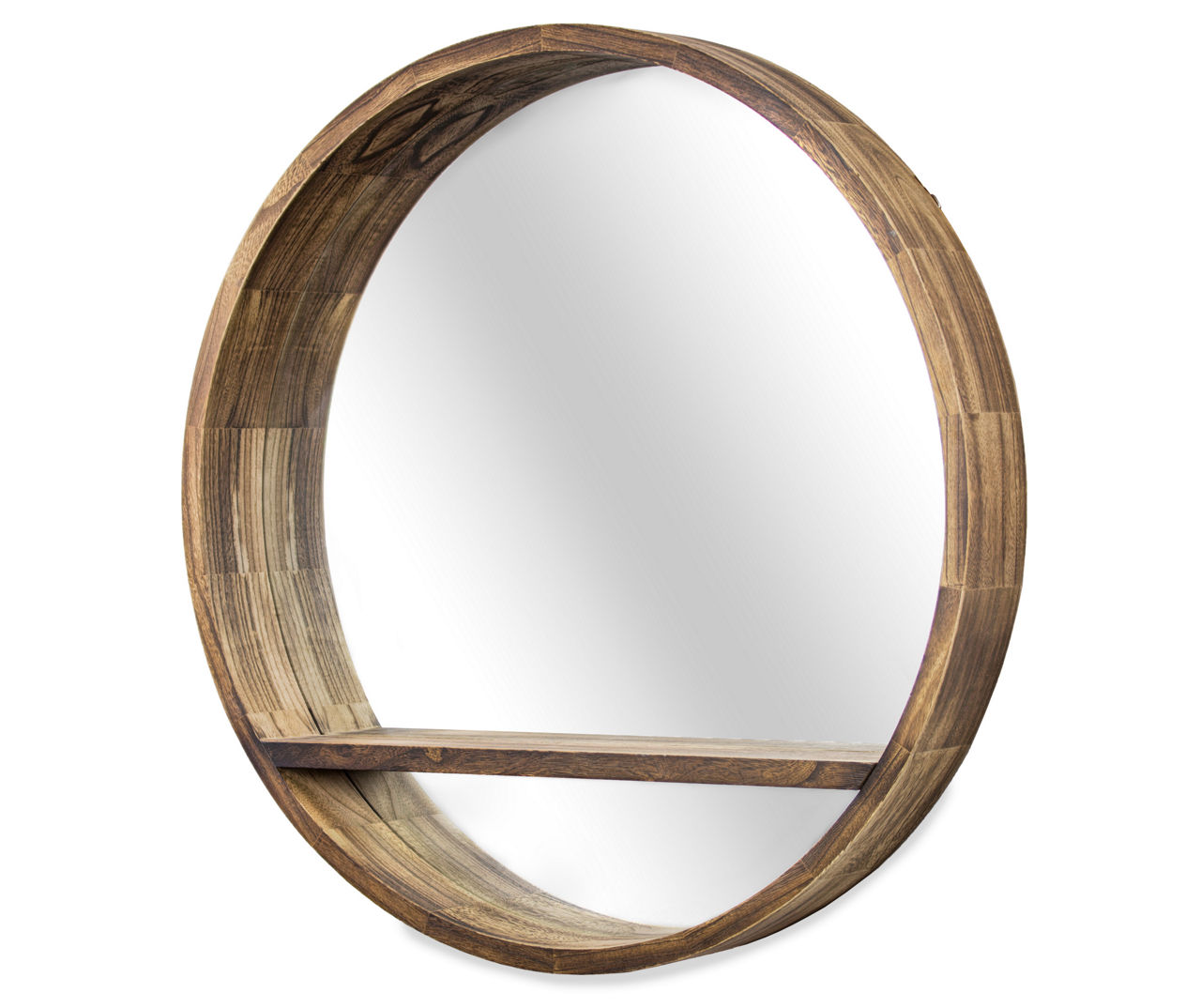 Brown Wall Mirror with Storage Shelf | Big Lots