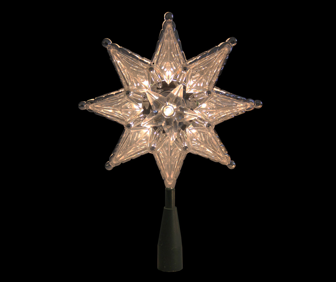 Northlight Silver Mosaic Light-Up Tree Topper | Big Lots
