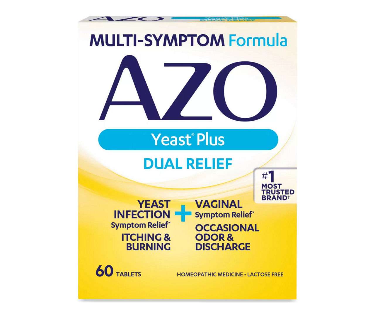 Azo Yeast Plus, 60 Tab Box | Big Lots
