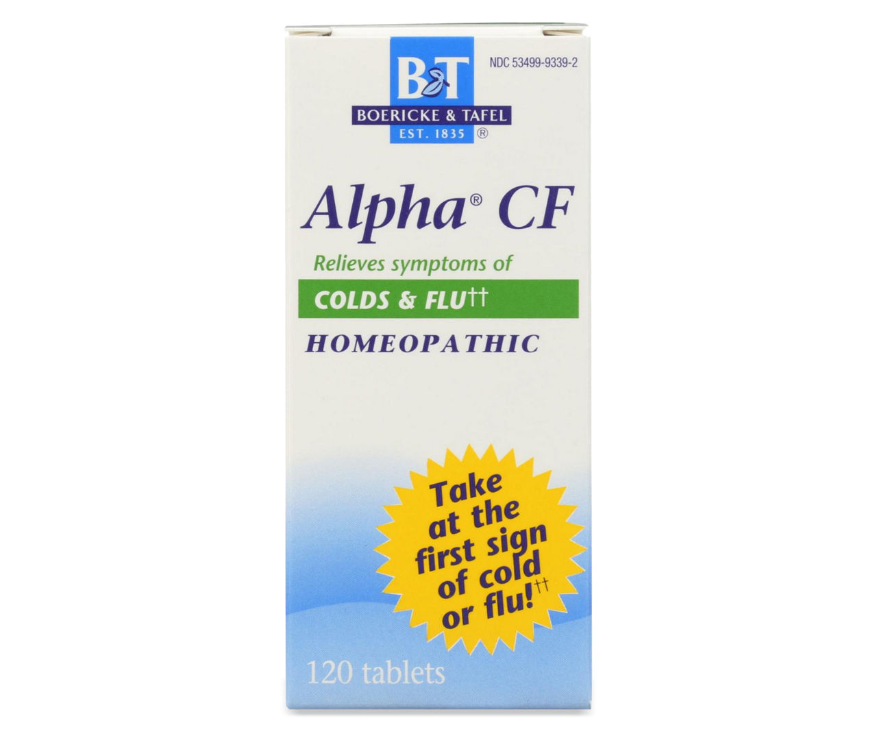 Boericke And Tafel Alpha CF, 120 Tab Box | Big Lots