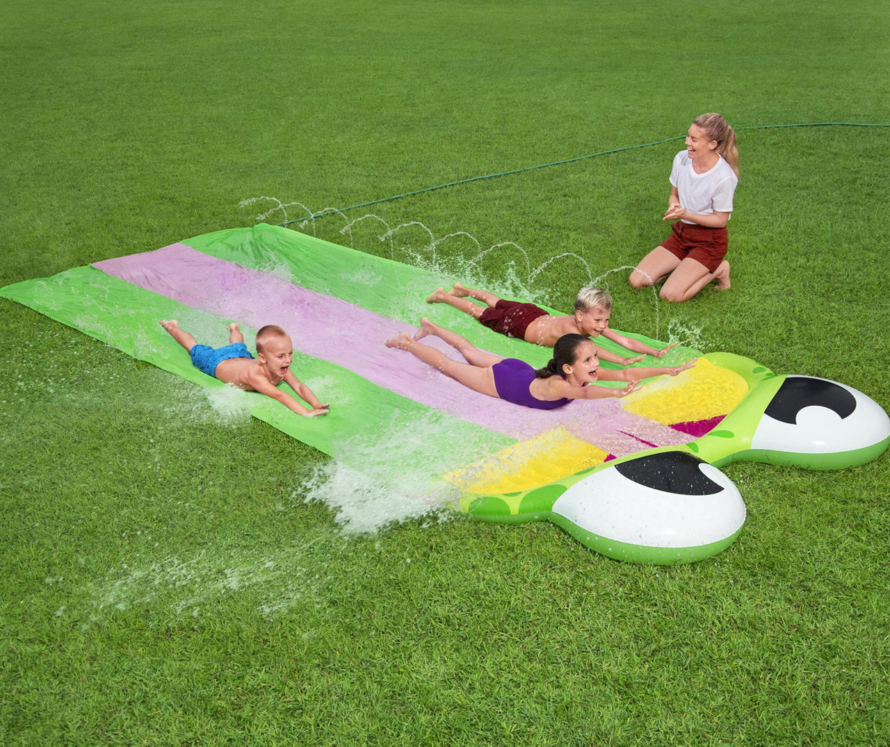 Bestway H2O Go! Friendly Frog Water Slide | Big Lots