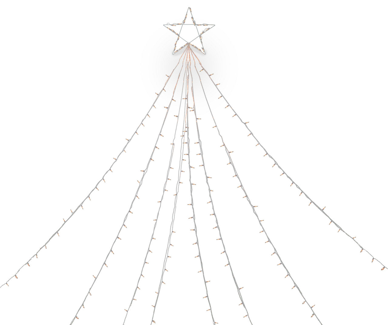 12' Clear Tree & Star Light-Up Decor | Big Lots