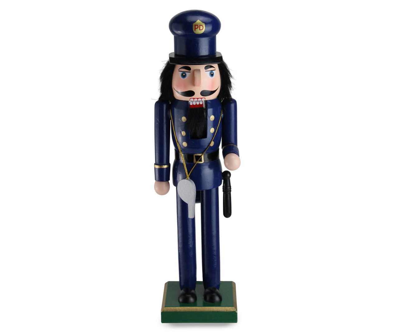14" Blue & Black Police Officer Nutcracker | Big Lots