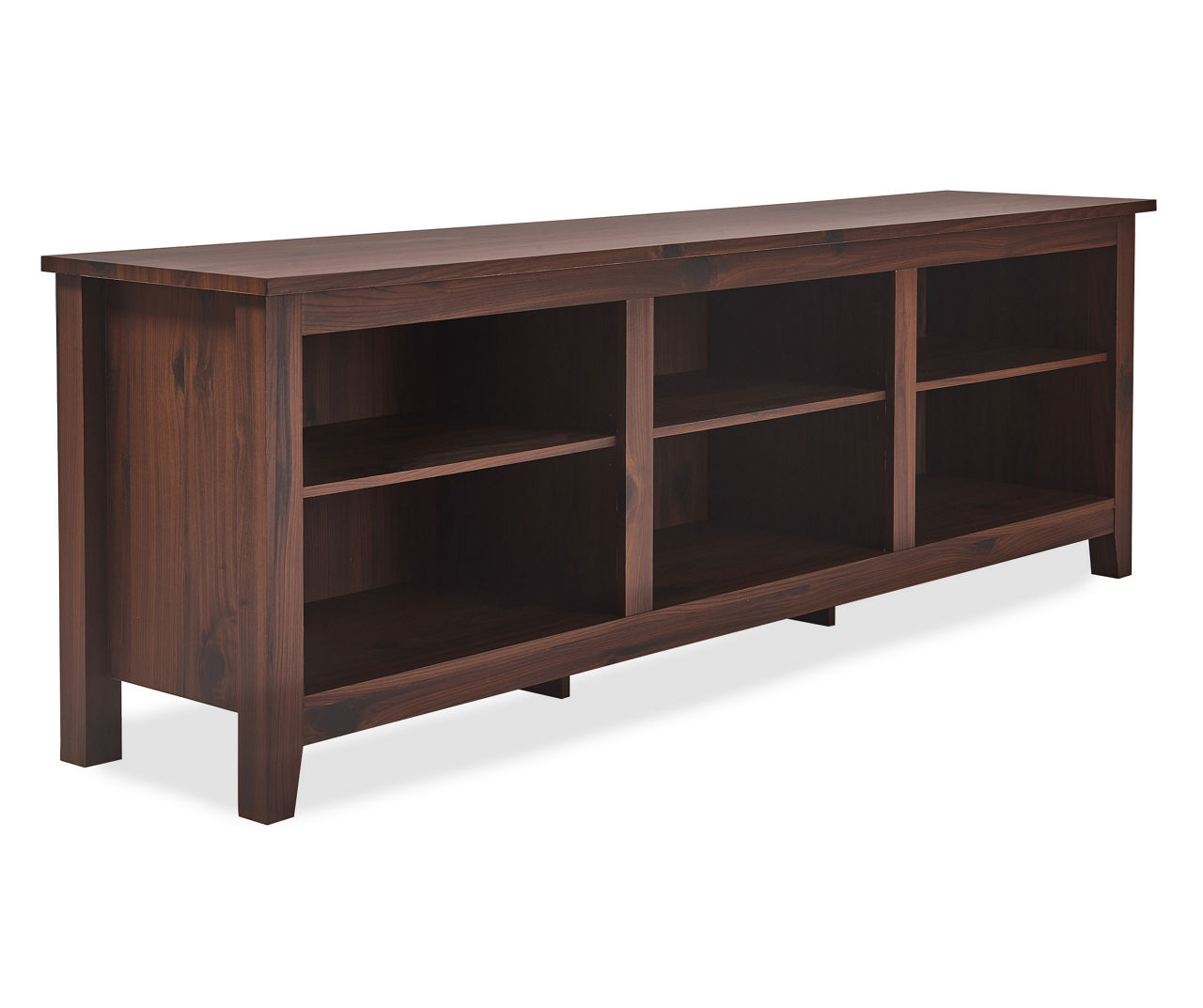 70 Dark Walnut TV Stand Big Lots