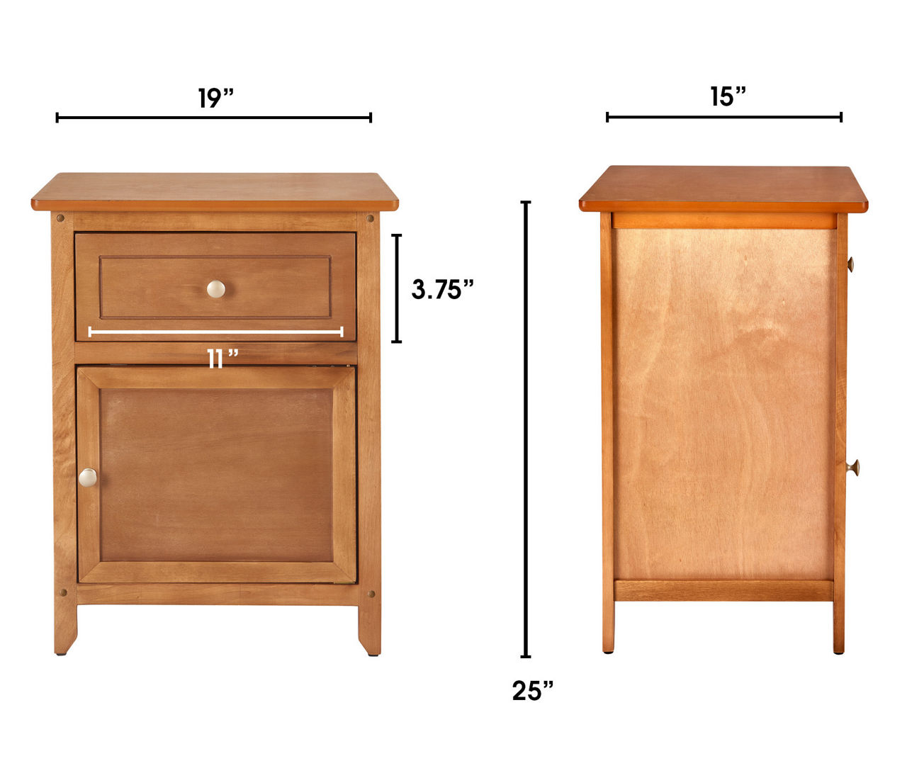 Alcott Light Brown Side Table | Big Lots