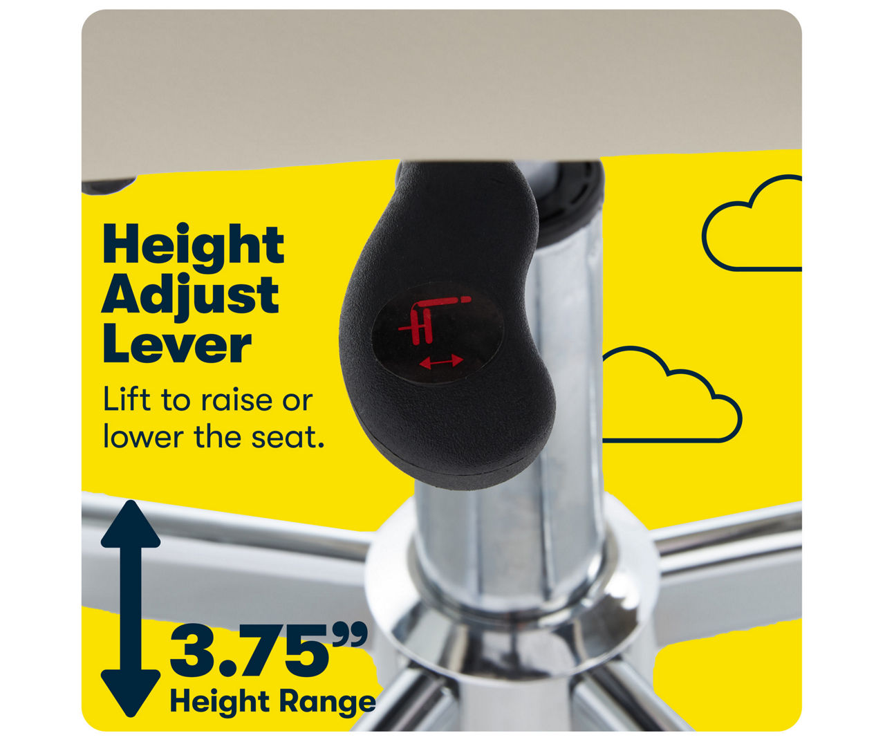 Serta Essentials Cream Faux Leather Swivel Office Chair | Big Lots