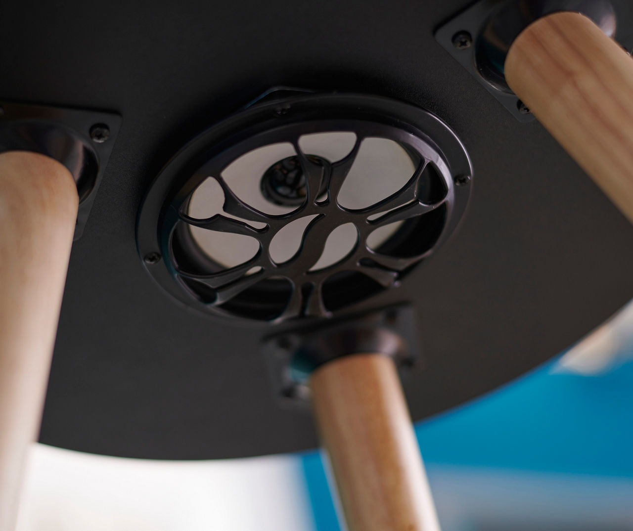 Real Living Black End Table with Bluetooth Speaker & USB Port | Big Lots