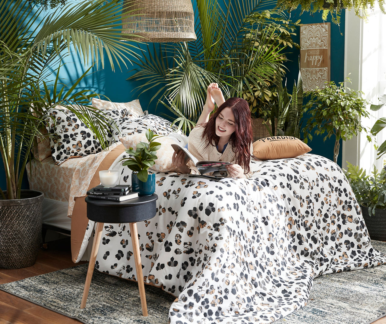 Real Living Black End Table with Bluetooth Speaker & USB Port | Big Lots