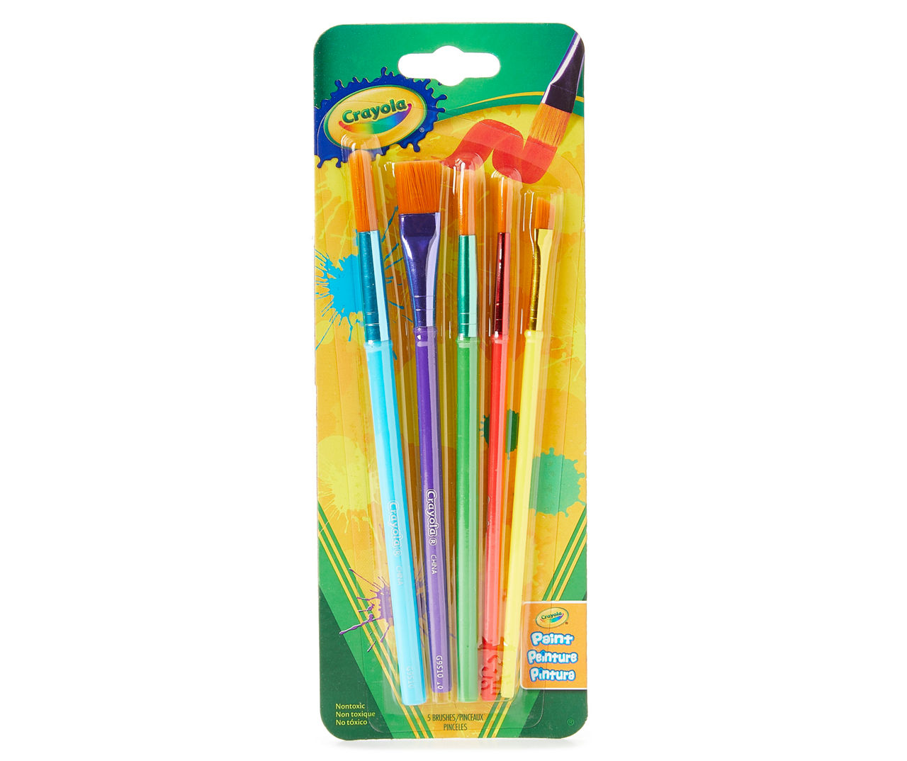 Crayola Paint Brushes, 5-Pack | Big Lots