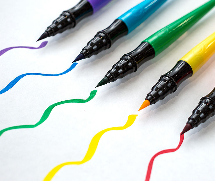 Crayola Washable Paint Brush Pens, 5-Count | Big Lots