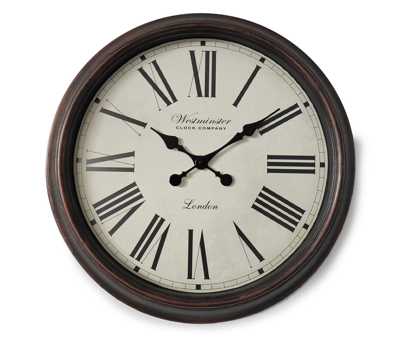 White Vintage Wall Clock | Big Lots