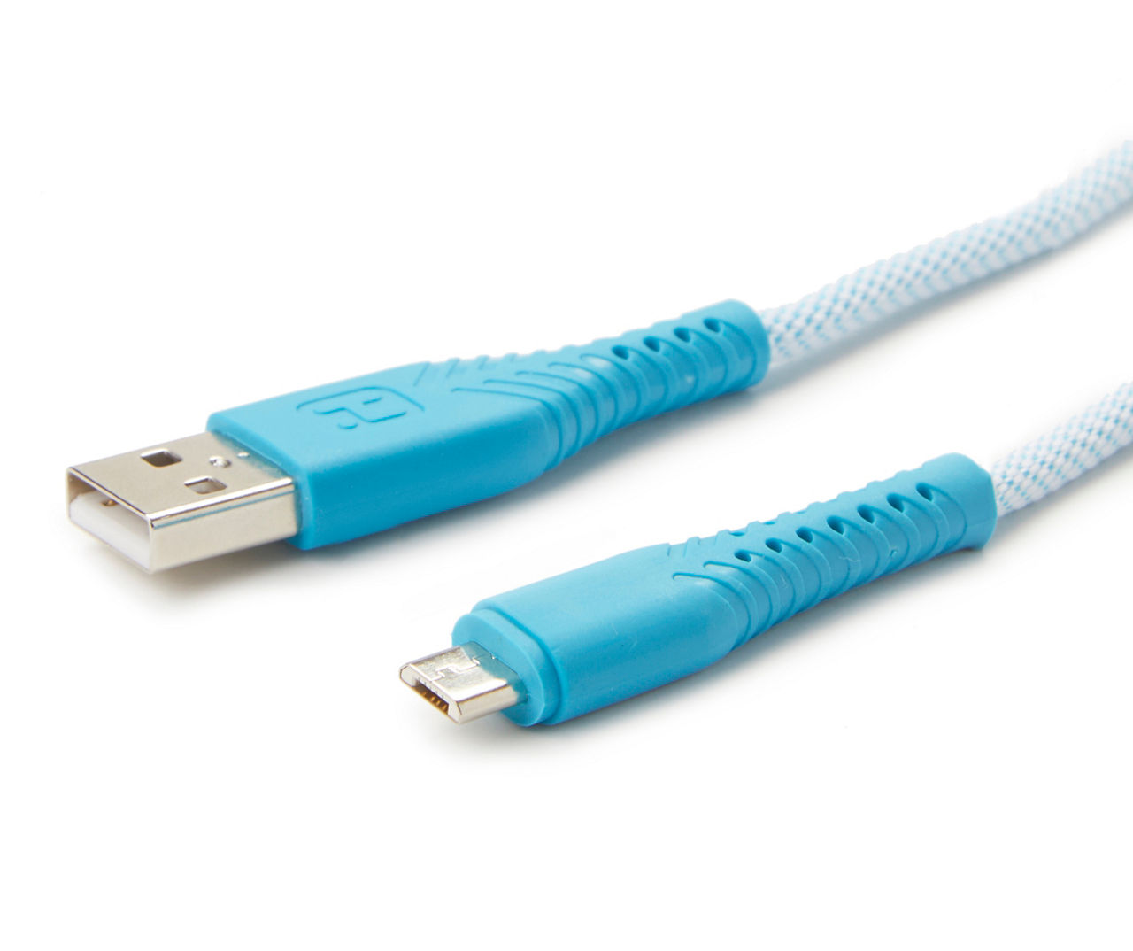 iHome Bright Blue Micro USB 10' Nylon Cable | Big Lots