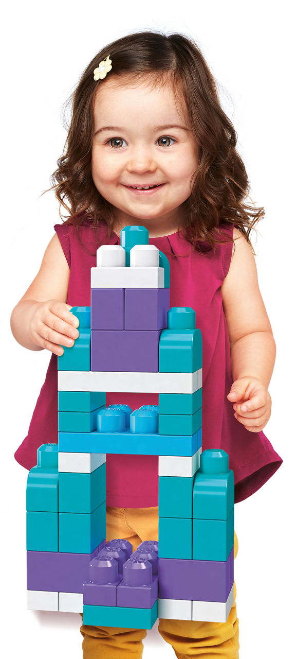 Mega Bloks First Builders Sky High 100-Piece Building Block Set | Big Lots