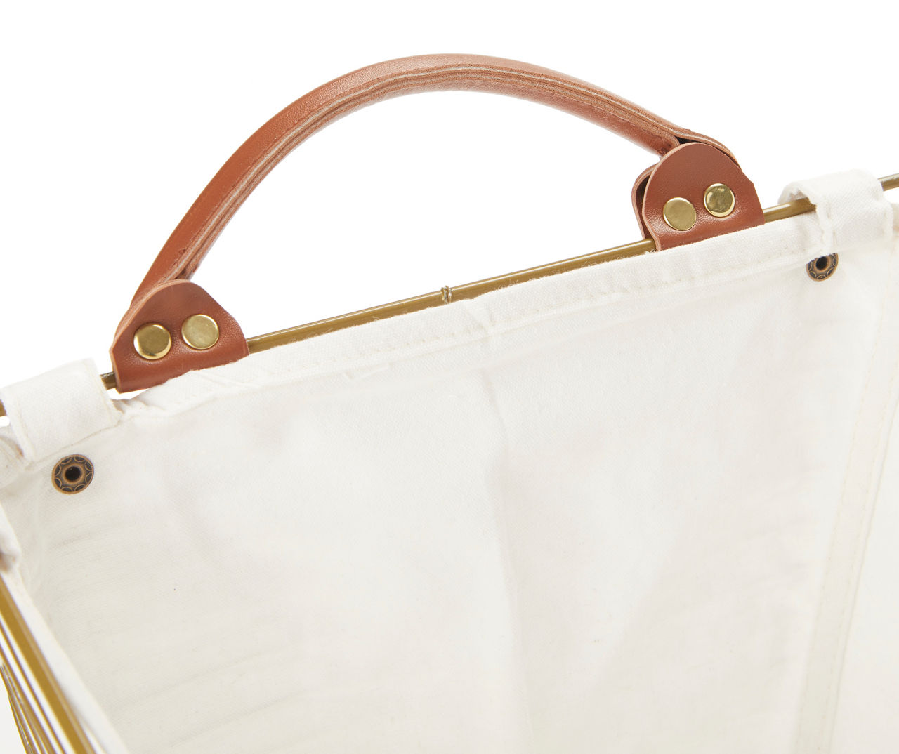 Gold Thin Wire Bin with Linen Liner | Big Lots