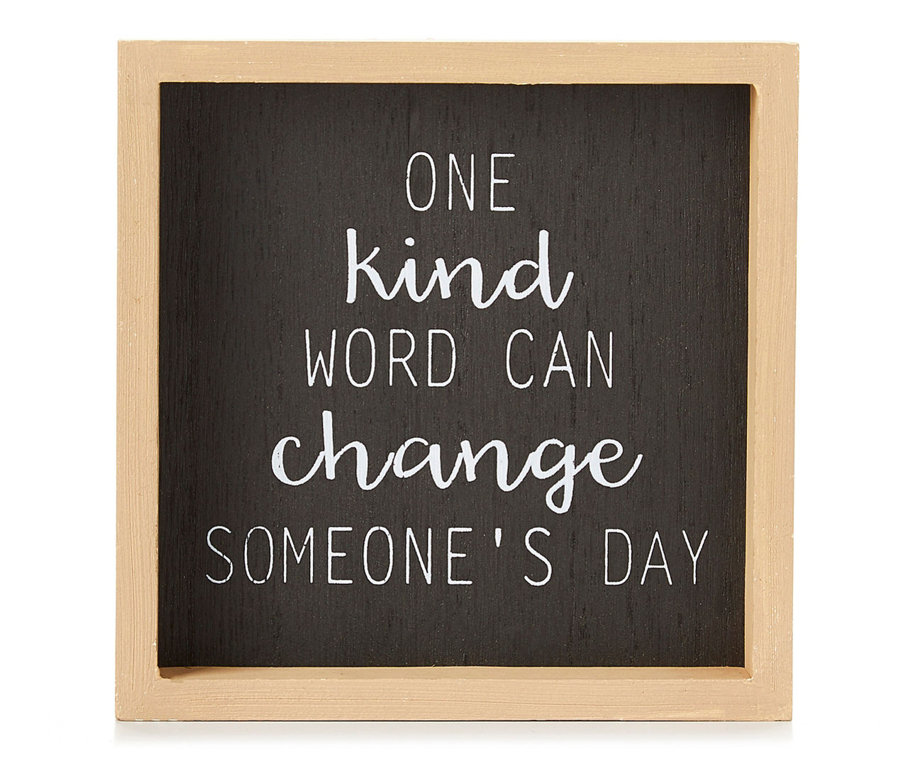 "One Kind Word" Framed Plaque | Big Lots
