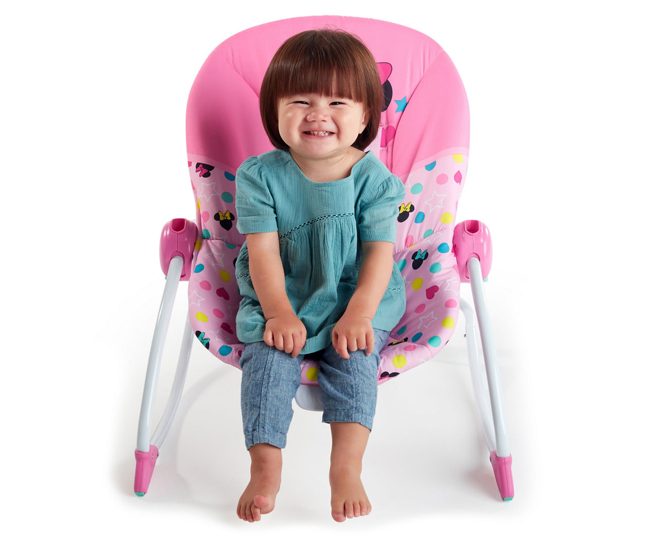 Disney Baby Pink Minnie Mouse Infant to Toddler Baby Rocker | Big Lots