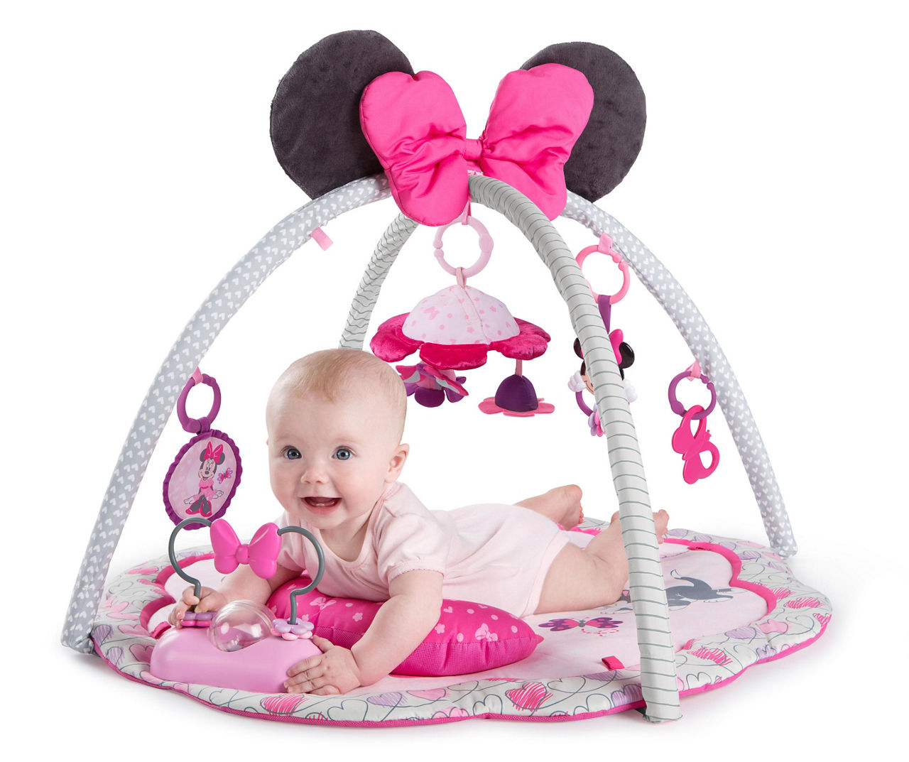 Disney Baby Pink Minnie Mouse Garden Fun Activity Gym | Big Lots